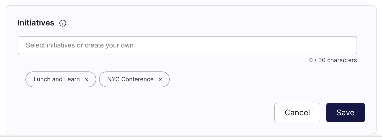 Assign Initiatives to a Campaign – Firstup