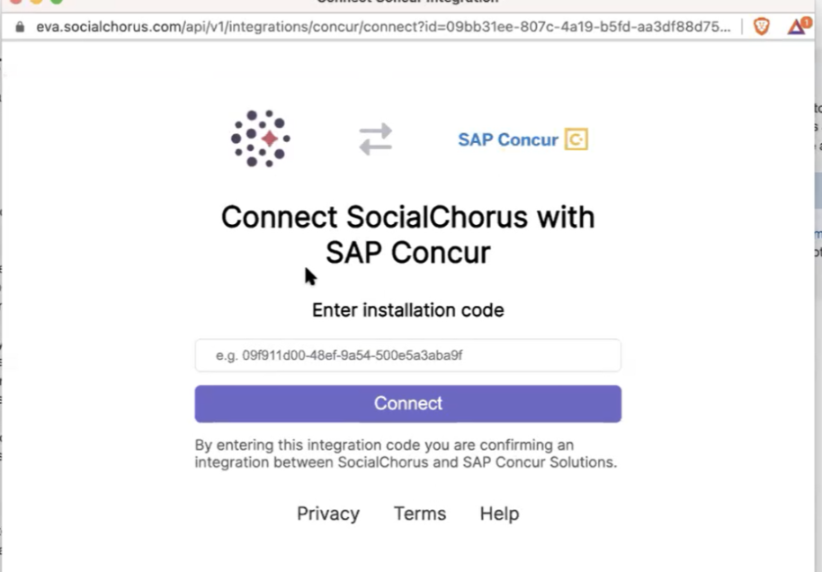 Concur Productivity Integration – Firstup