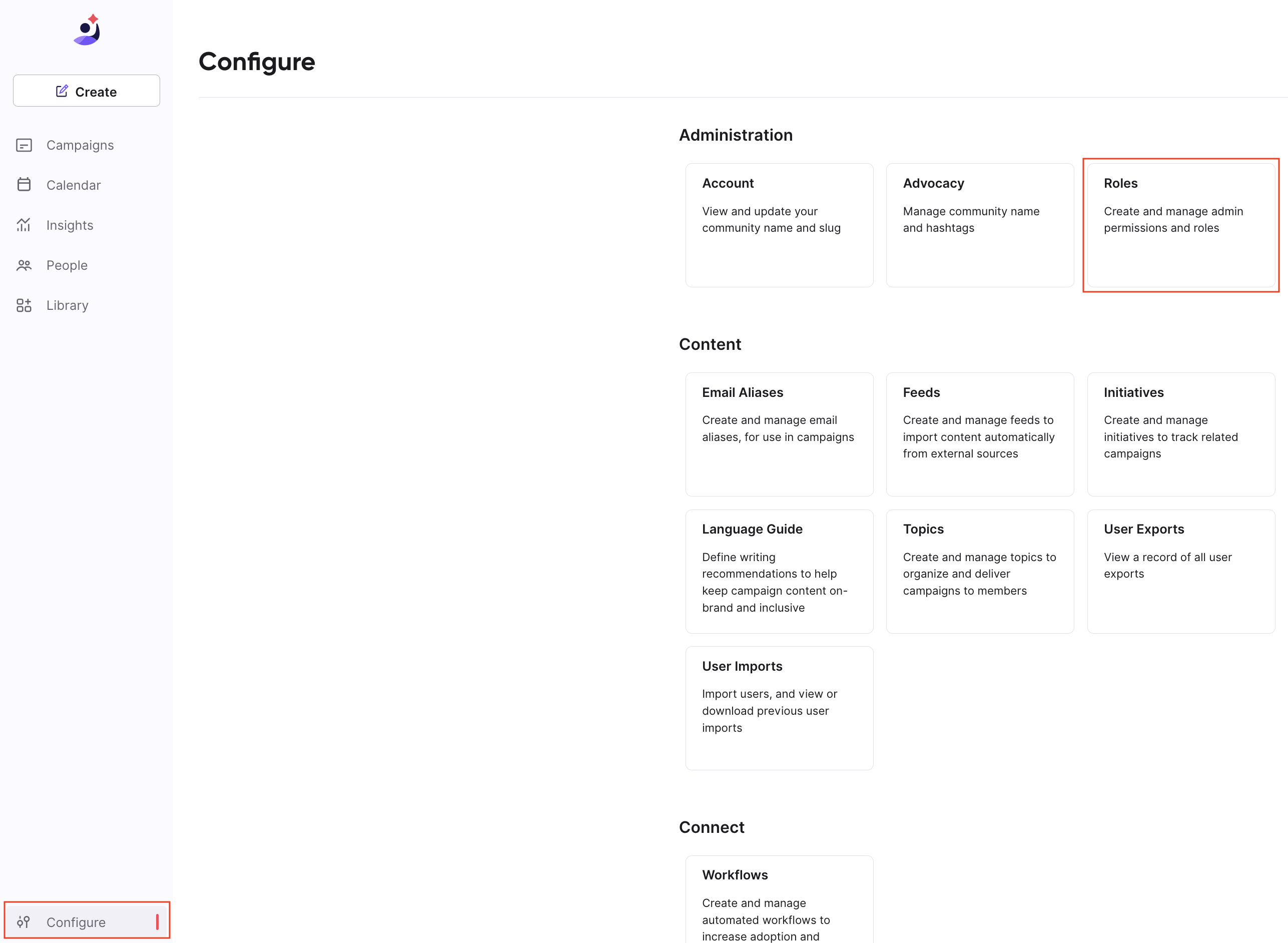 Example Custom Role: IT Admin – Firstup