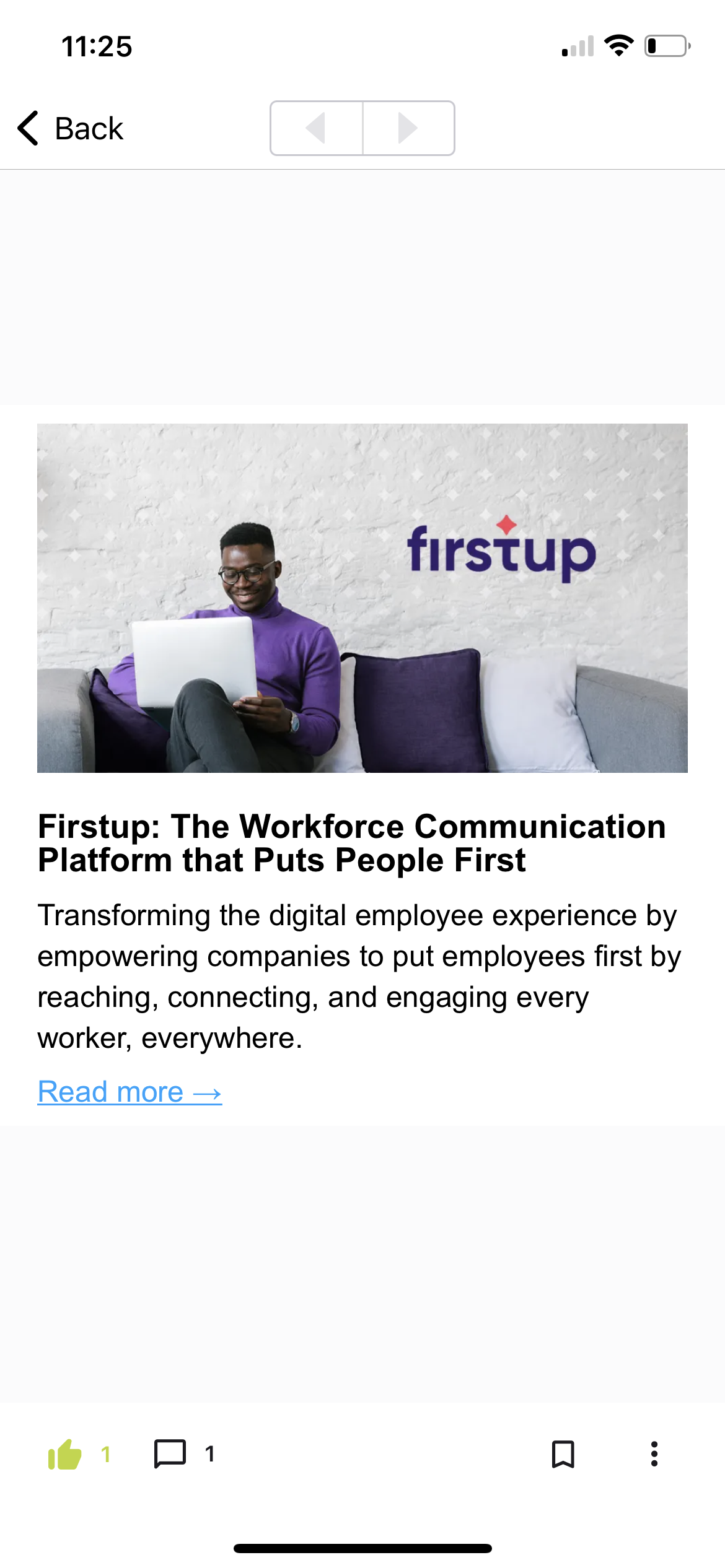 Create a Link Block – Firstup